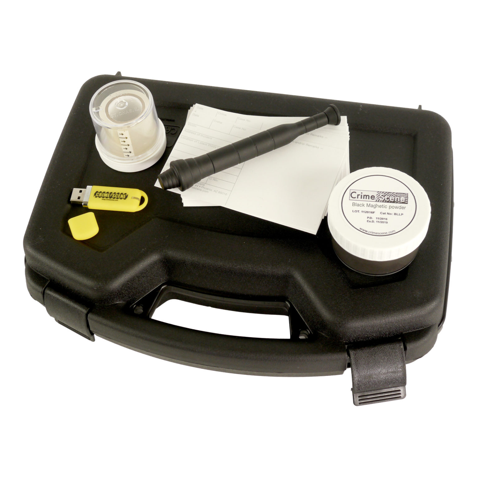 Fingerprinting with Magnetic Powder - ForensiKit by Crime Scene